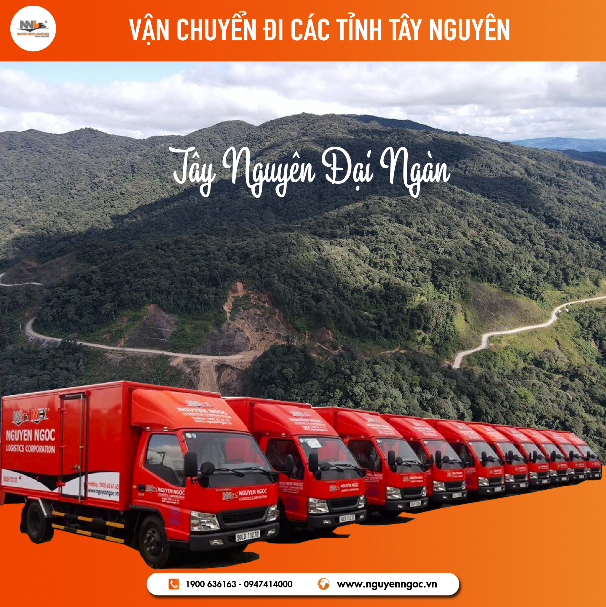 Vận chuyển đi các tỉnh Tây Nguyên - Nguyen Ngoc Logistics